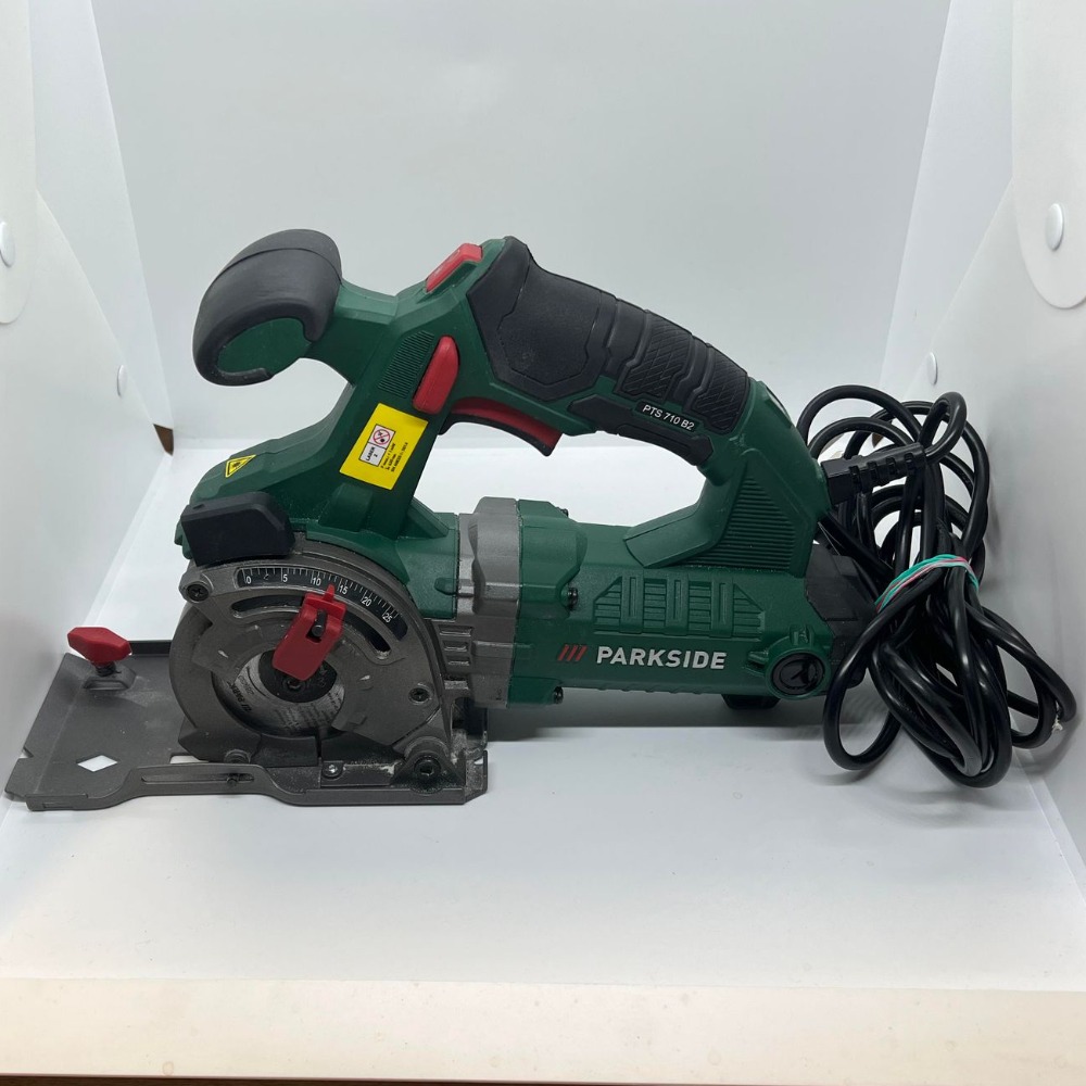 Pre-owned Parkside PTS710B2 Electric Plunge Saw 240V 710W with carry ...